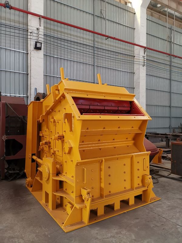 Yellow Concrete Impact Crusher Machine 75Kw Vertical CE ISO,hydraulic ...