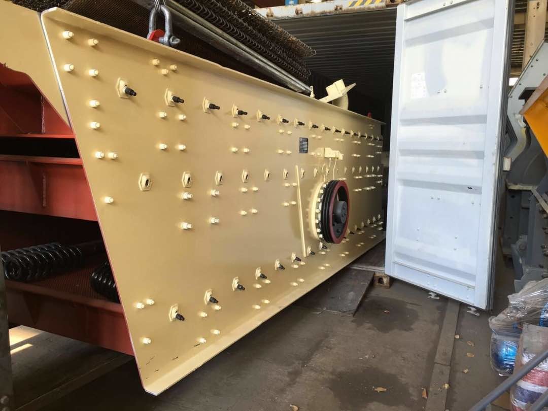 Silica Vibro Sand Vibrating Screen Machine 3700*1200 30 - 100 TPH Coal ...